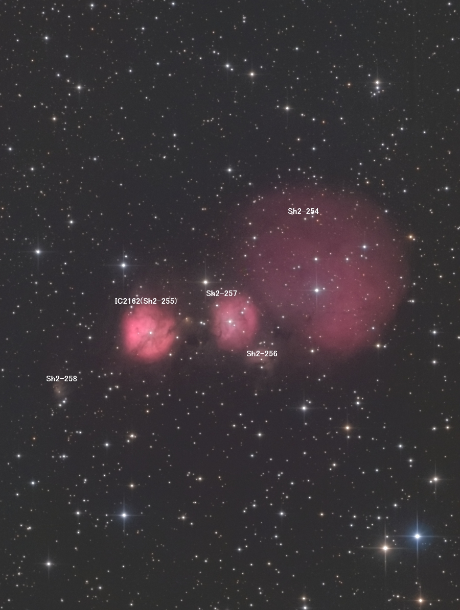 IC2162付近 2012/12/13 [宇宙(そら)のキャンバス]