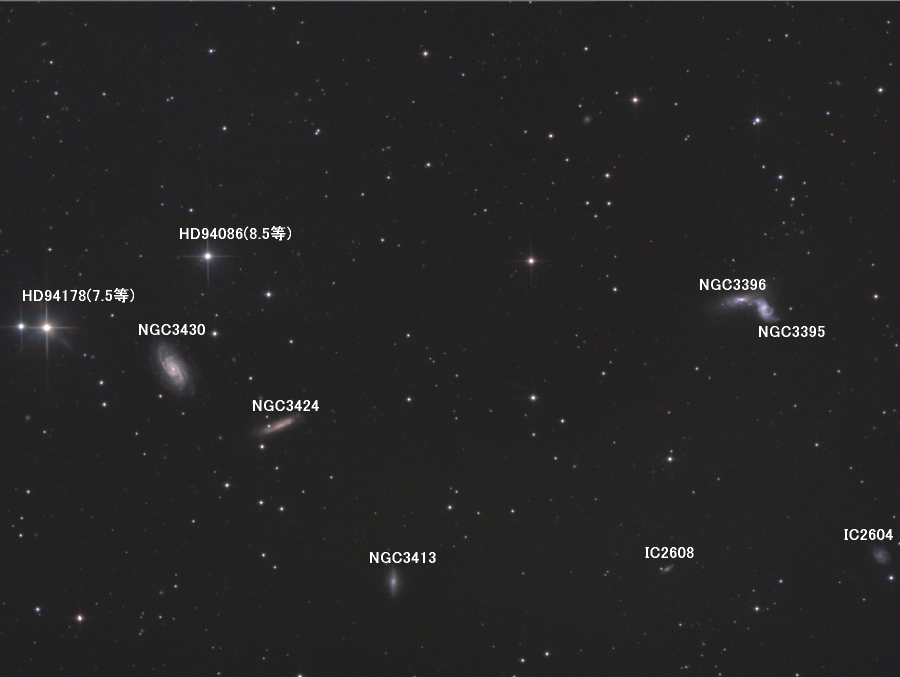NGC3430 付近 2013/03/06 [宇宙(そら)のキャンバス]